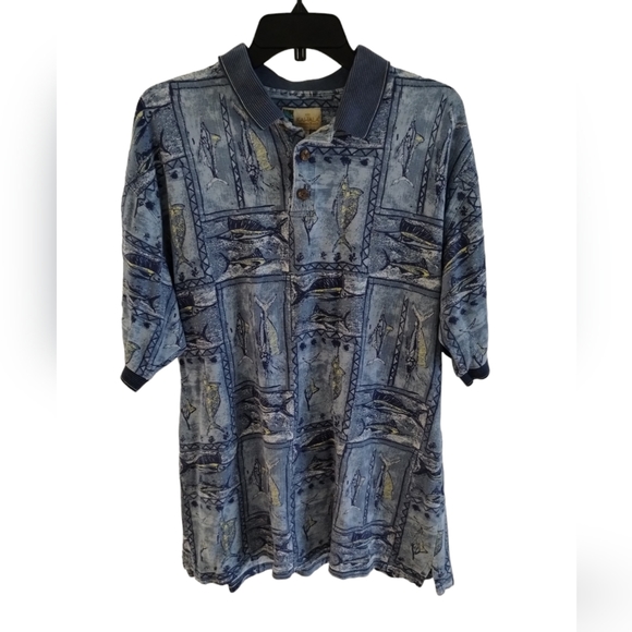 Kahala | Shirts | Vintage Kahala Hawaiian Fish Aloha Coconut Button ...